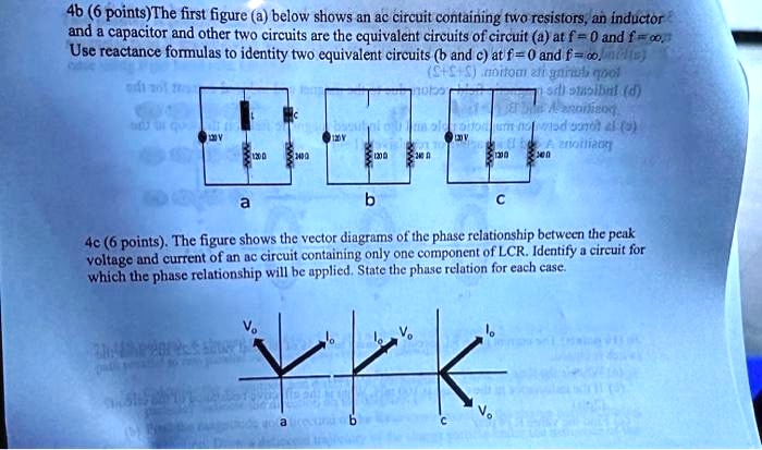 SOLVED: Texts: 4b6 points The first figure below shows an AC circuit containing two resistors ...