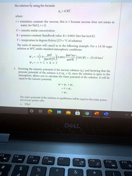 SOLVED: the solution by using the formula ICRT where oniation constant ...