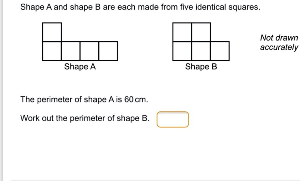 SOLVED: 'Find the perimeter of this shape please help Shape A and shape ...