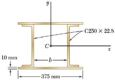 SOLVED: Two channels and two plates are used to form the column section ...