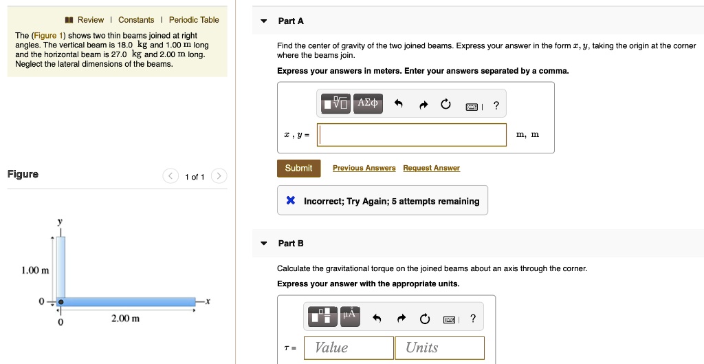 SOLVED:Review Constants Periodic Table Part The (Figure 1) shows two ... SOLVED:Review Constants Periodic Table Part The (Figure 1) shows two ...