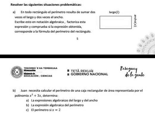 SOLVED: Resolver las siguientes situaciones problemáticas: a) En todo ...