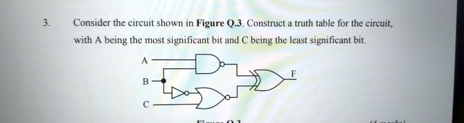 SOLVED: hurry please 3. Consider the circuit shown in Figure Q.3 ...