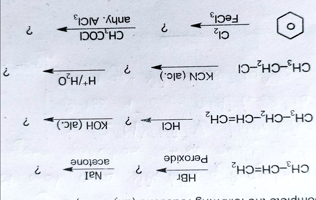 'complete following reaction' 'complete following reaction'