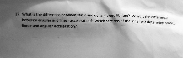 VIDEO solution: What is the difference between static and dynamic equilibrium? What the ...