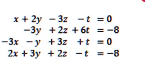 SOLVED: NUMERICAL METHODS Solve the following system of linear ...