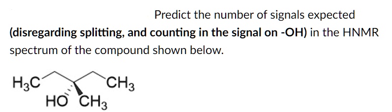 SOLVED: Predict the number of signals expected (disregarding splitting, and counting in the ...