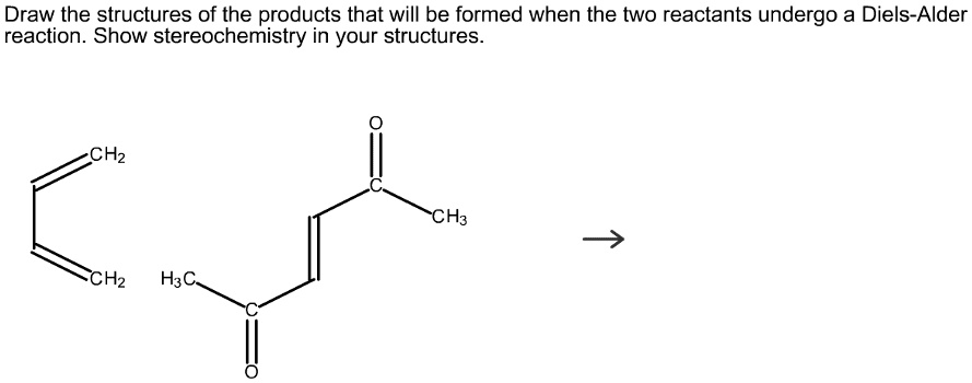 SOLVED: 'Draw the structures of the products that will be formed when the two reactants undergo ...