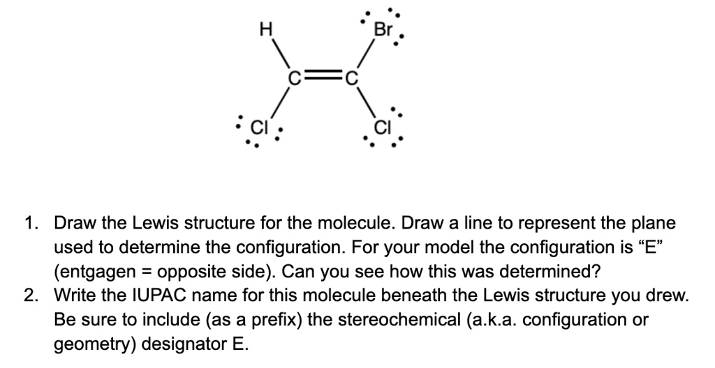 SOLVED: Jg 13 5 Draw the Lewis structure for the molecule. Draw a line ...