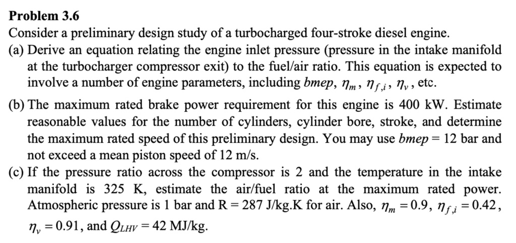 SOLVED: Problem 3.6 Consider a preliminary design study of a ...