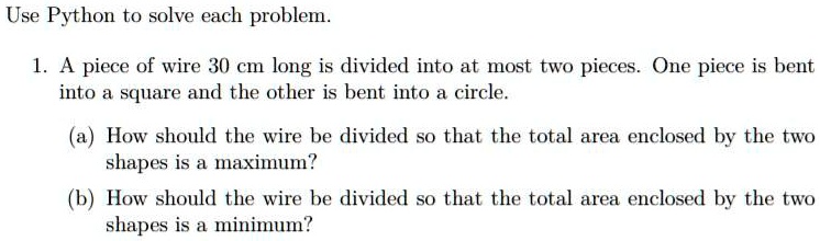How Do I Solve This Problem On Jupyter Notebook Use Python To Solve Each Problem 1 A Piece Of
