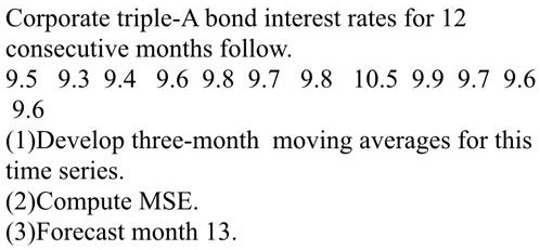 corporate triple a bond interest rates for 12 consecutive months follow ...