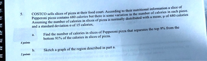 SOLVED: infonnation. slice ot thei nutritional their food colt ...