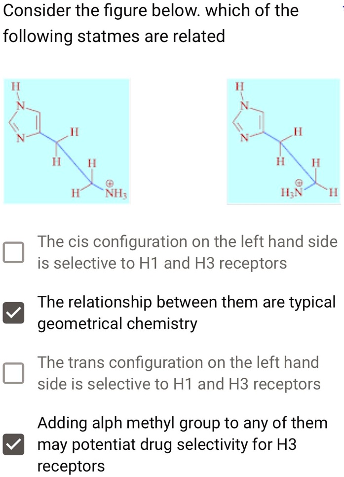 Consider the figure below. which of the following statmes are related H ...