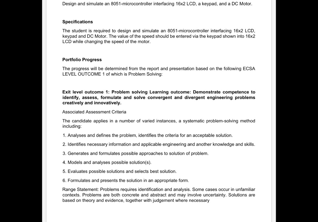 SOLVED: Design and simulate an 8051 microcontroller interfacing 16x2 ...