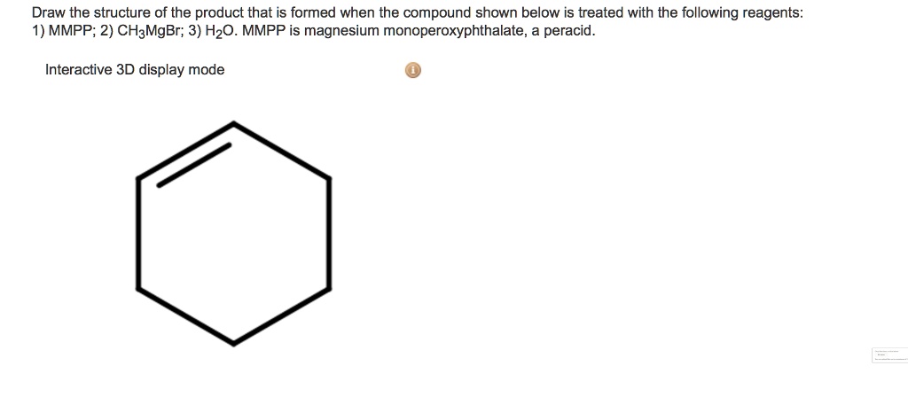 draw the structure of the product that is formed when the compound ...