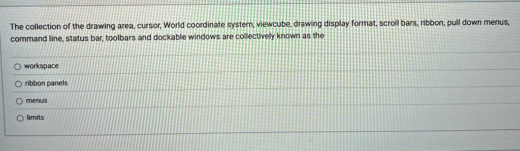 the collection of the drawing area cursor world coordinate system ...
