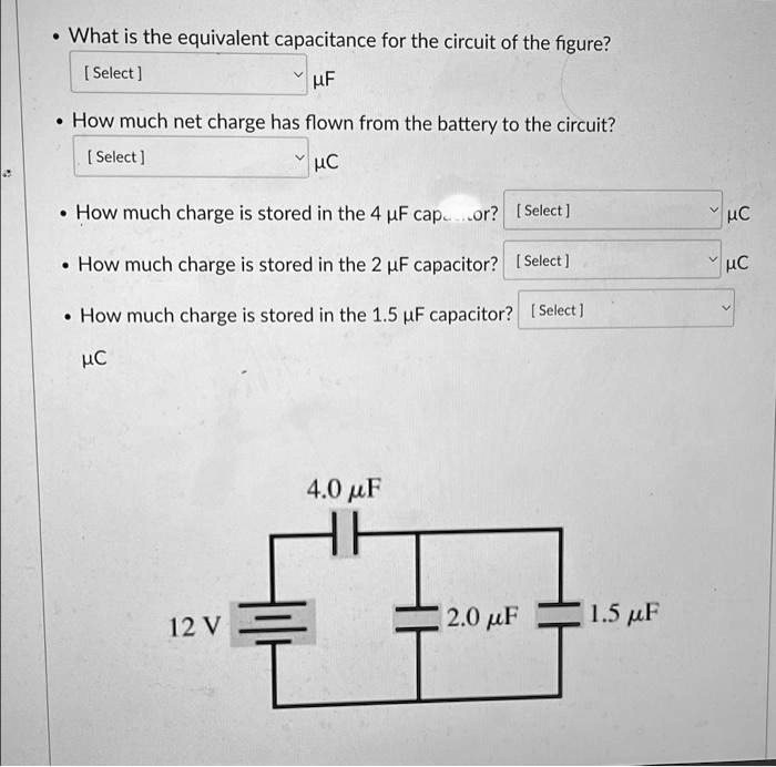 What is the equivalent capacitance for the circuit of the figure ...