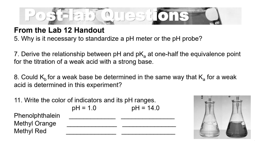 Post-lab Questions From the Lab 12 Handout 5. Why is it necessary to ...