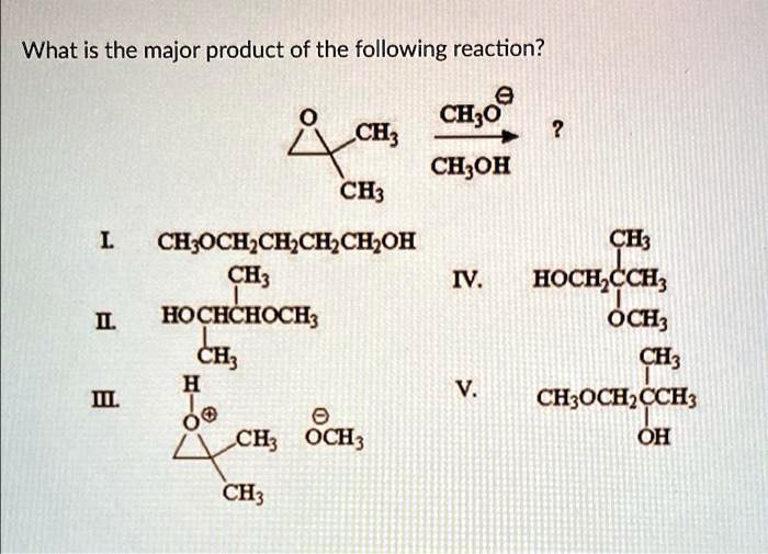 SOLVED: What is the major product of the following reaction? e CHO CH ...