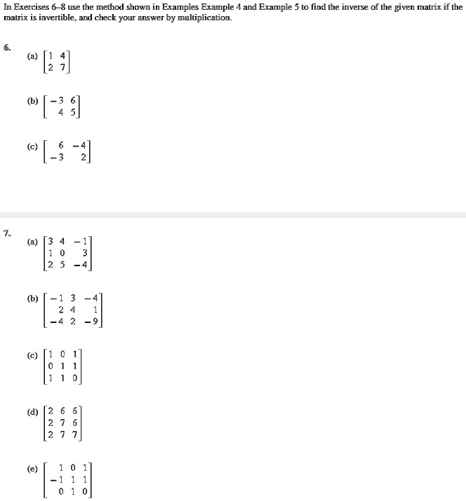 in exercises 6 8 use the method shown in examples example 4 and example ...