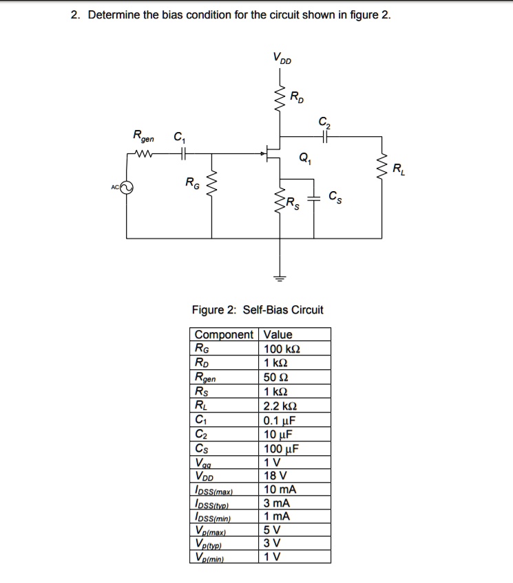 Text: Show all calculations using data on the graphs to populate the schematics. 2. Determine ...