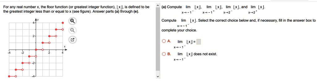 for any real number the floor function or greatest integer function lx ...