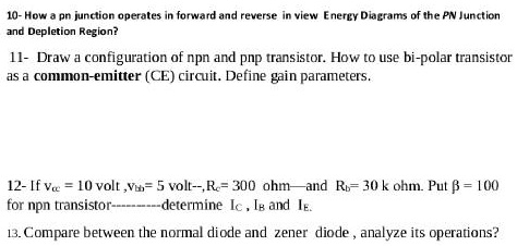 10- How a pn junction operates in forward and reverse in view Energy ...