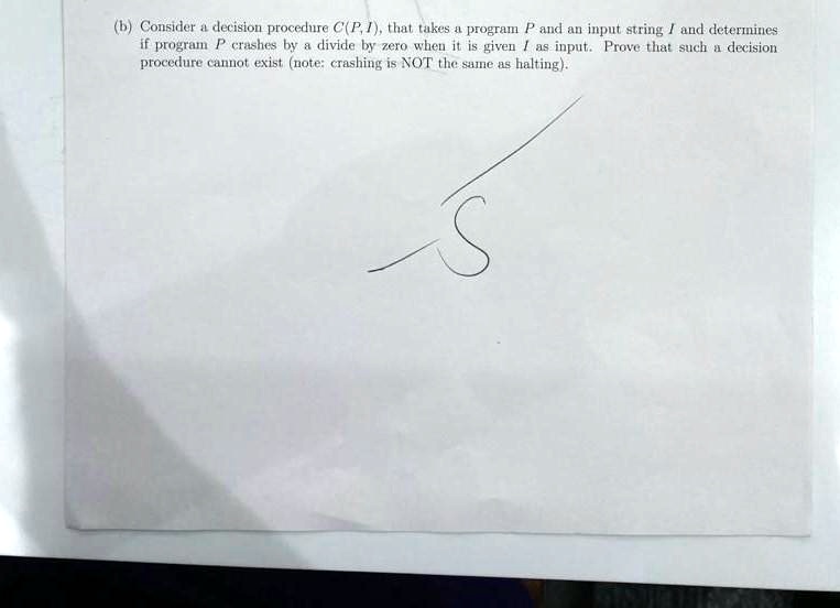 Solved Consider A Decision Procedure Cpi That Takes A Program P And An Input String I And 6967
