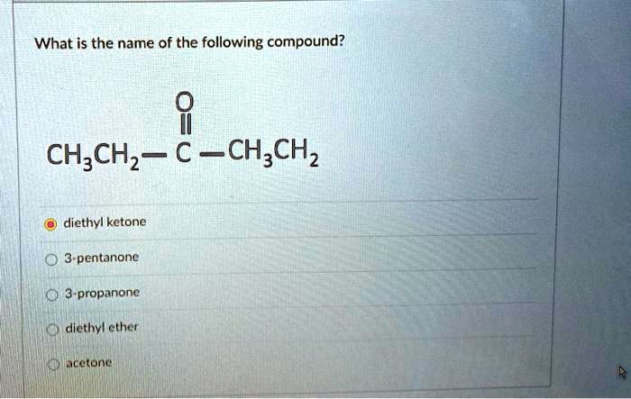 SOLVED: What is the name of the following compound? CH3CH2C(CH3)2CH2CH3 ...