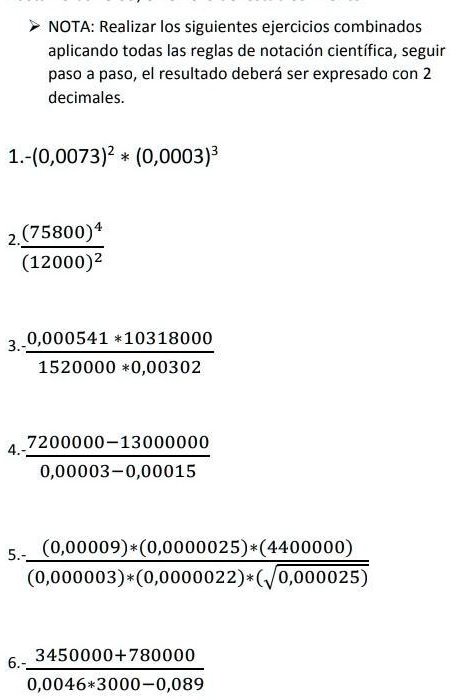 fme ayudan por favorrrr NOTA: Realizar los siguientes ejercicios ...