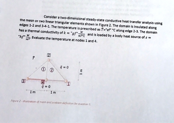 SOLVED: Consider a two-dimensional steady-state conductive heat ...