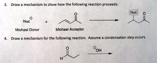 SOLVED: Draw mechanism to show how the following reaction proceeds: Nuc ...