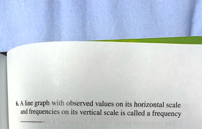 6a line graph with observed values on its horizontal scale and ...