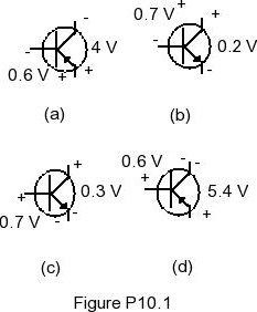 101 for each transistors shown in figure p101determine whether the be ...