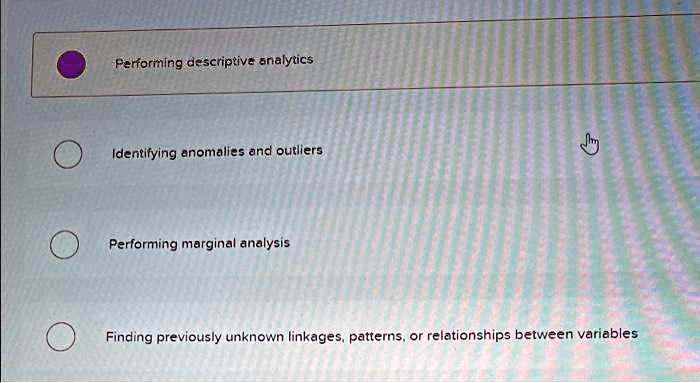 SOLVED: Q: Internal control testing is an example of what type of data ...