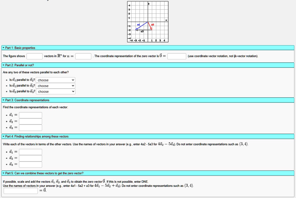 Solved Part 1 Basic Properties The Figure Shows Vectors R For N The