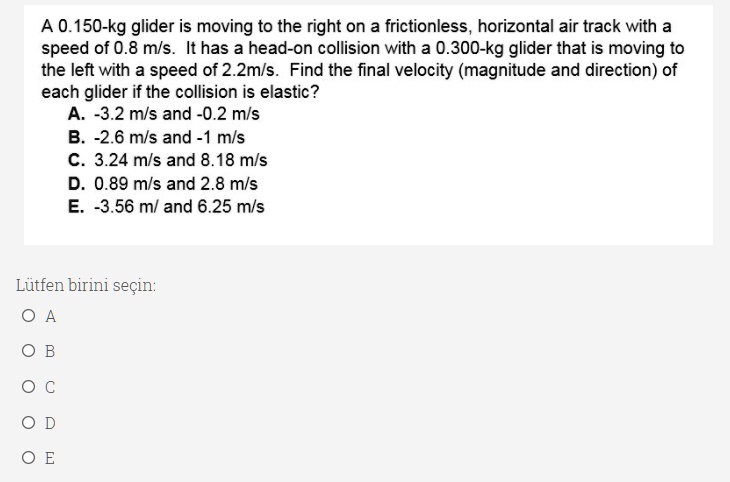 a 0150 kg glider is moving to the right on a frictionless horizontal ...