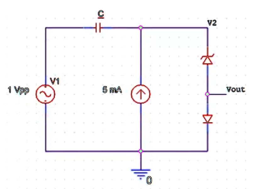 SOLVED: The circuit in Figure 2 has a 4V Zener diode with a 20Î© Zener resistance. Assume C ...