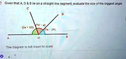 Solved Given That A0 Iie On A Straight Line Segment Evaluate The 9203