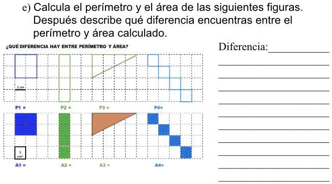 SOLVED: Ayudaaaaaaaaaa por faaaaaaa Calcula el perímetro y el área de ...