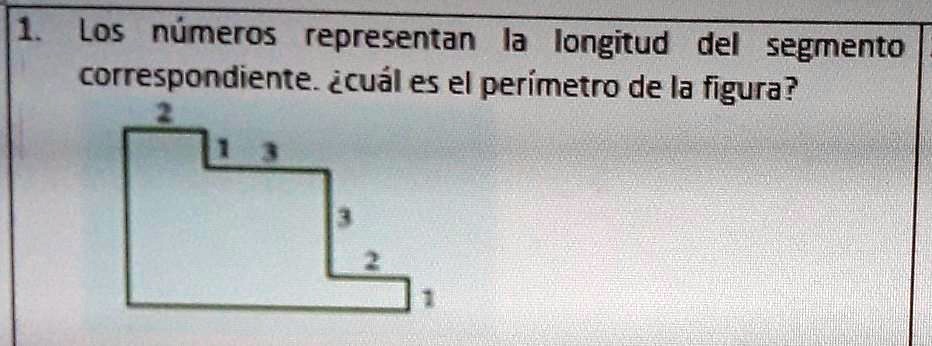 SOLVED: Los números representan la longitud del segmento ...
