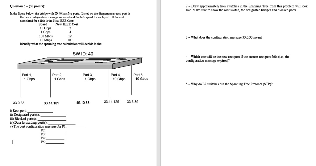 SOLVED: Question 3 - (30 points): 2 Draw approximately how switches in ...