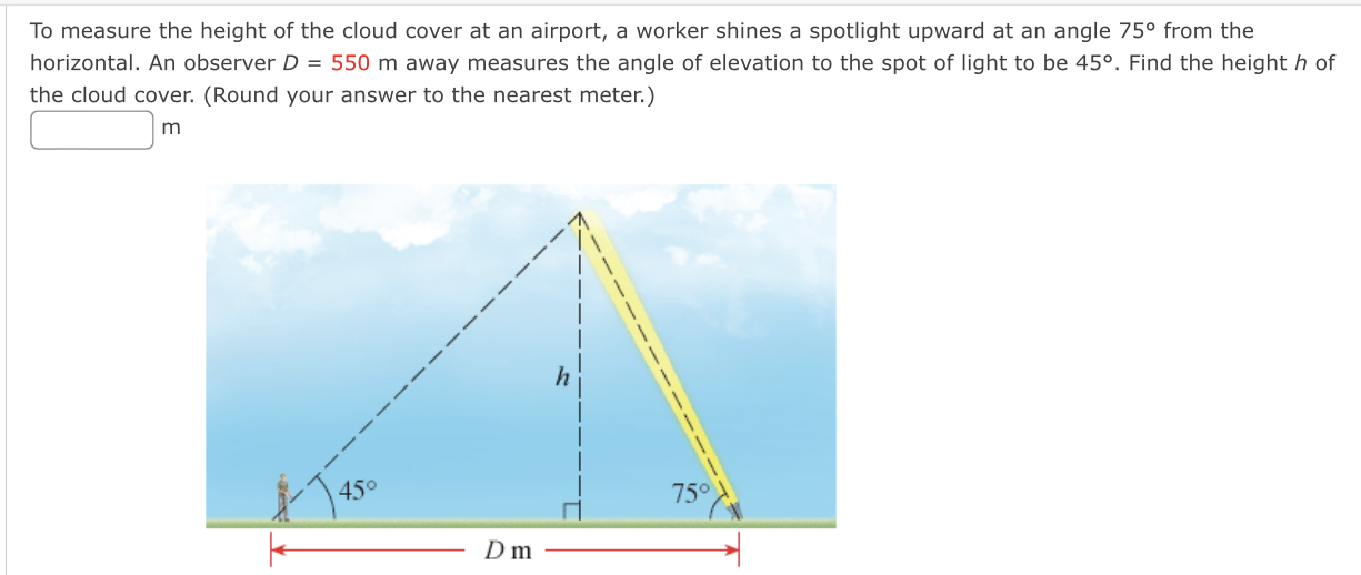To Measure The Height Of The Cloud Cover At An Airport A Worker Shines