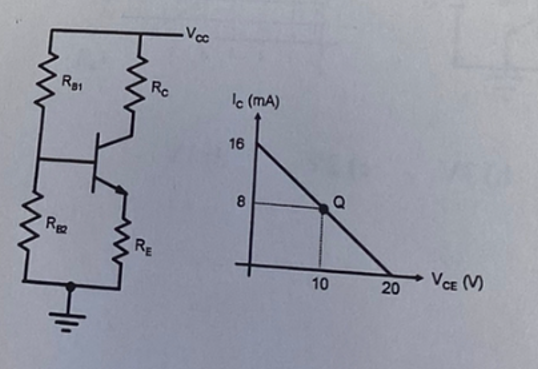 SOLVED: Determine the resistance Rc for the transistor in the circuit ...