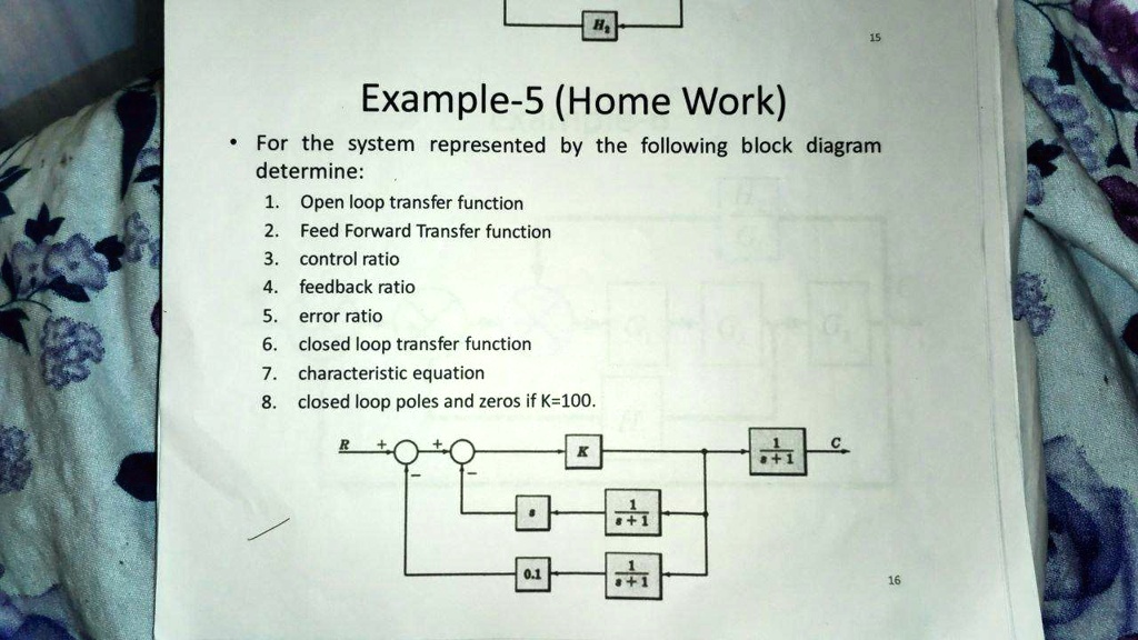 SOLVED: Example-5 (Homework) For the system represented by the ... SOLVED: Example-5 (Homework) For the system represented by the ...