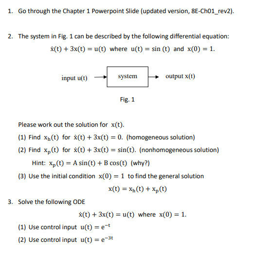 SOLVED: 1. Go through the Chapter 1 Powerpoint Slide (updated version, 8E-Ch01rev2). 2. The ...
