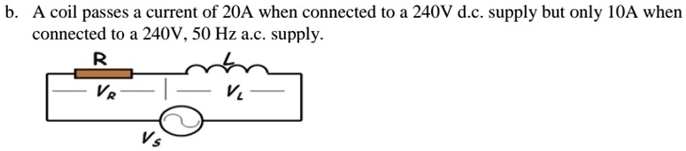 The Effective Reactance And State Its Nature Calculate Circuit Impedance And Circuit Current