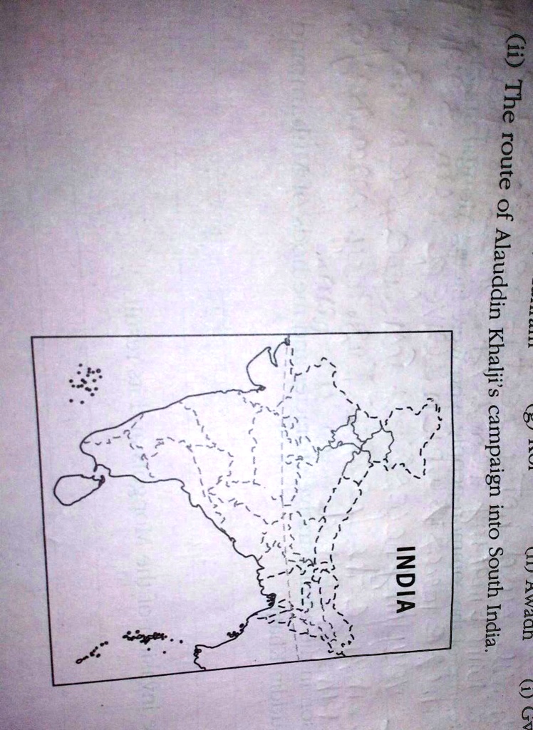 SOLVED: On a political map of India, mark the following: (1) Cities ...