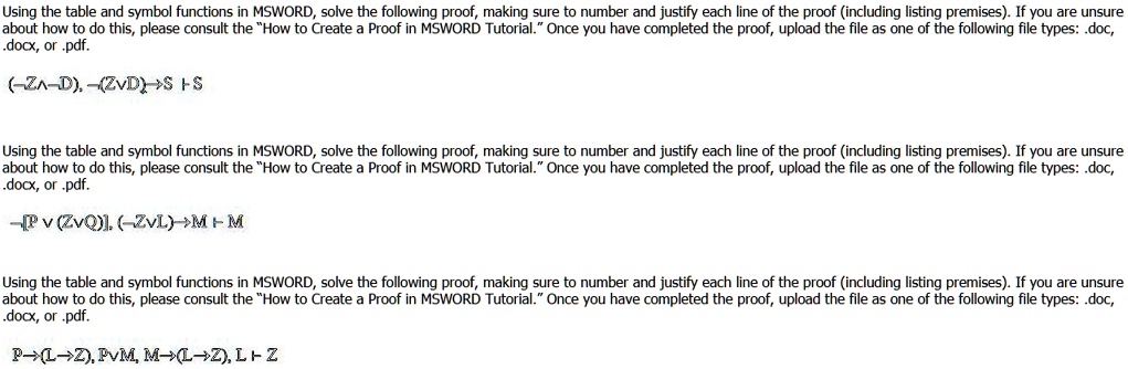 SOLVED: I need to see the proof for all three questions. Using the ...